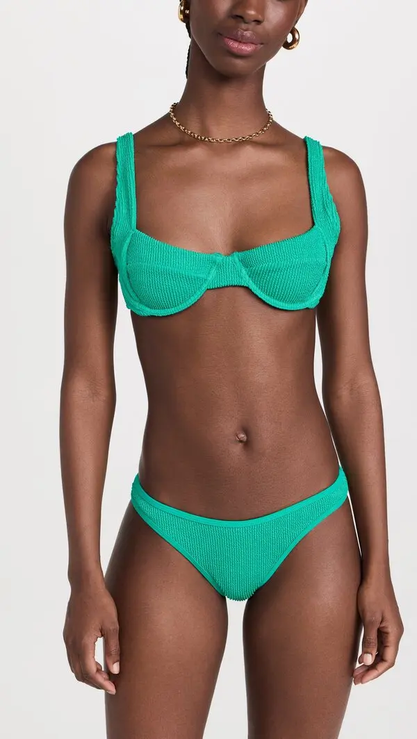 Good American Always Fit Support Demi Bikini Top