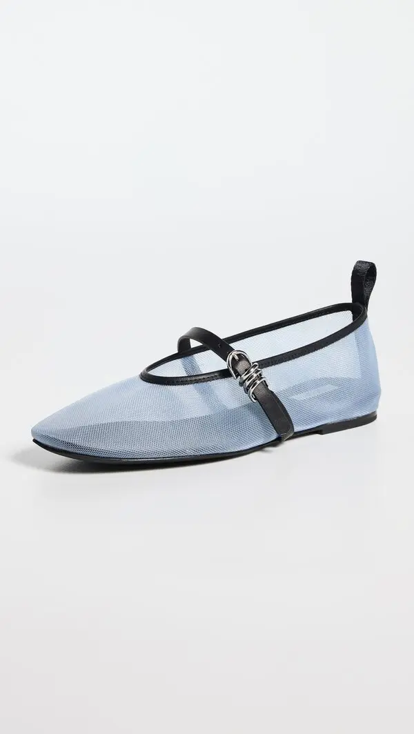 Rag & Bone Spire Mesh Mary Jane Flats