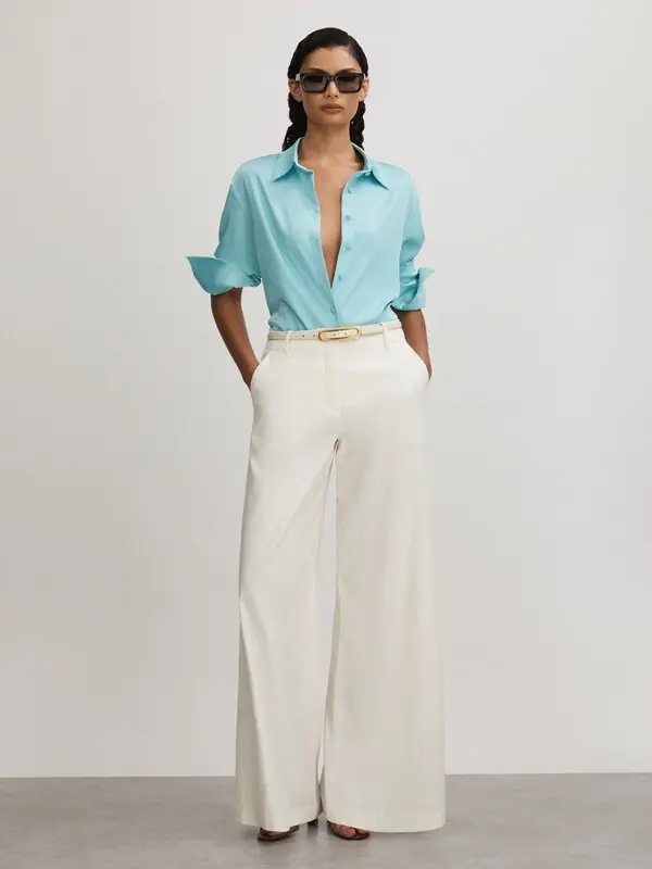 Anna Quan Riley Wide Leg Trousers