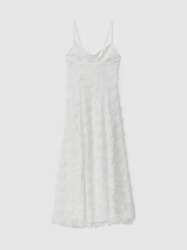 Anna Quan Applique Drop Waist Maxi Dress