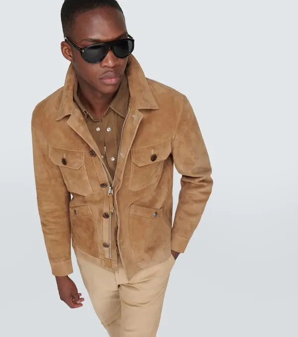 TOM FORD Suede Field Jacket