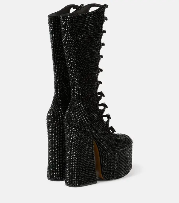 Marc Jacobs Kiki Embellished Platform Boots