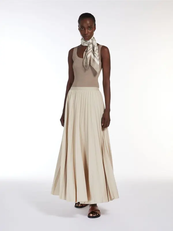 Max Mara Viscose Crepe Yarn Top