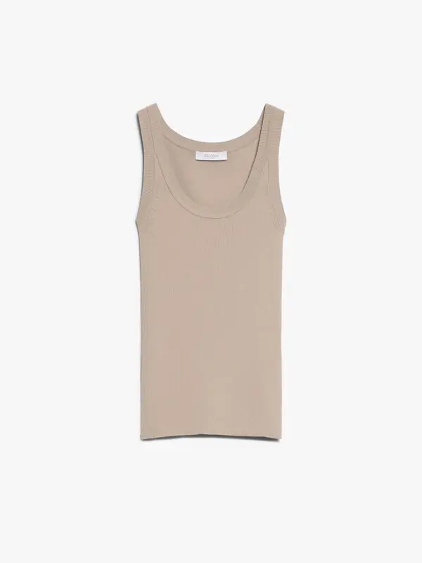 Max Mara Viscose Crepe Yarn Top