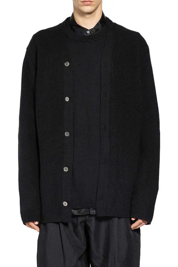 Comme Des Garçons Wool Sweater - Black