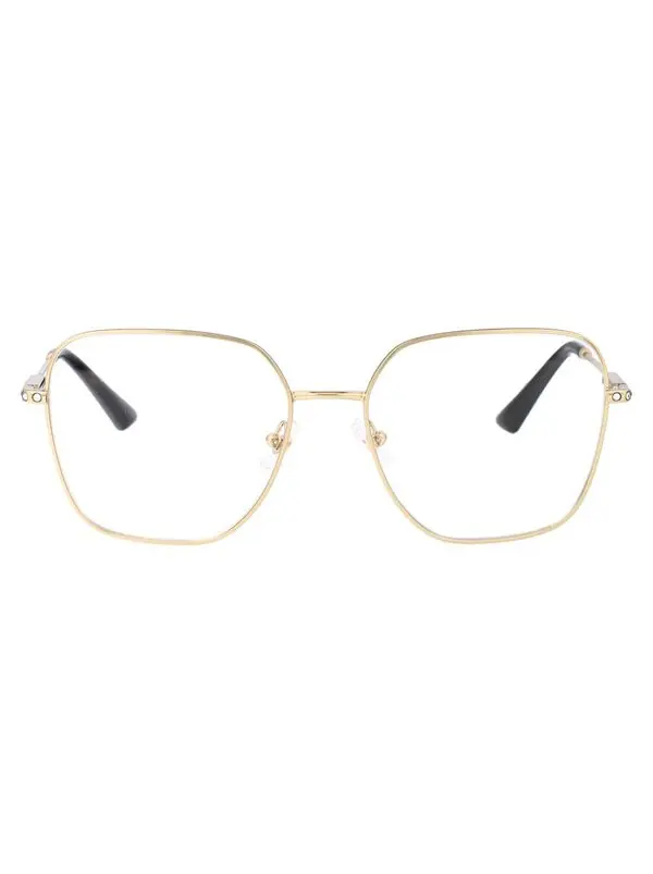 JIMMY CHOO Acetate Square Frame Optical Glasses - 5000 Nero
