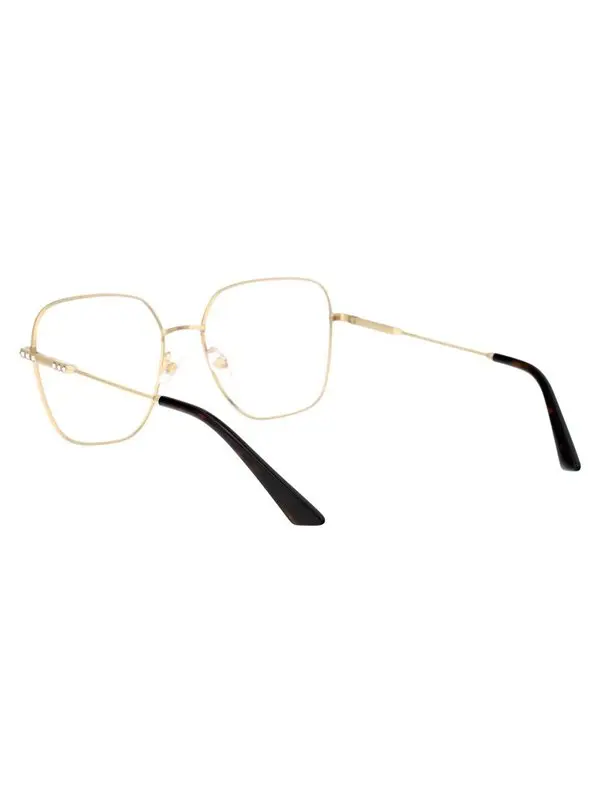 JIMMY CHOO Acetate Square Frame Optical Glasses - 5000 Nero
