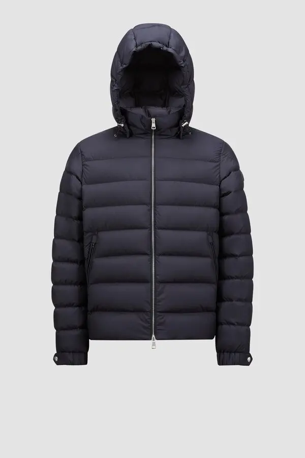Moncler Arneb Hooded Down Jacket - Blue