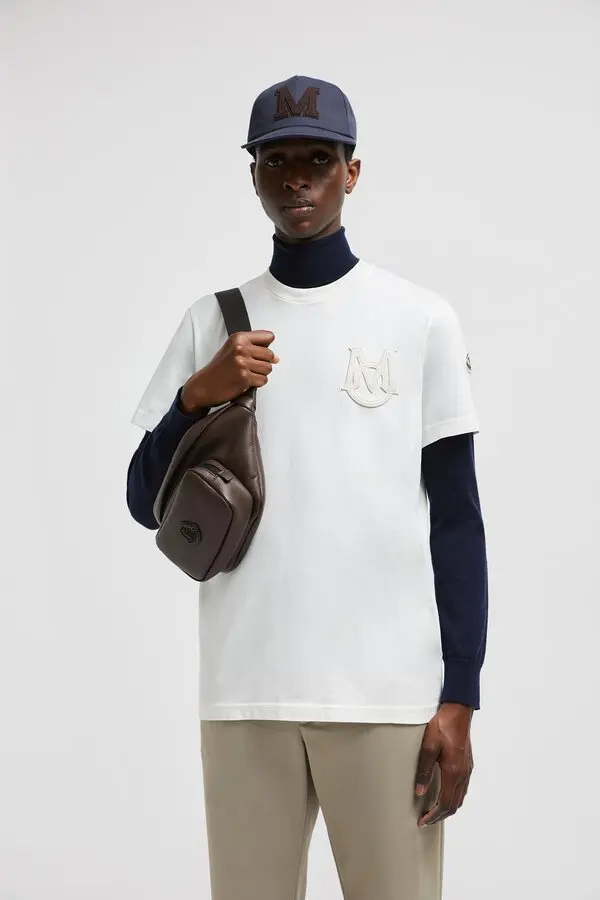 Moncler Monogram Cotton T-shirt - White