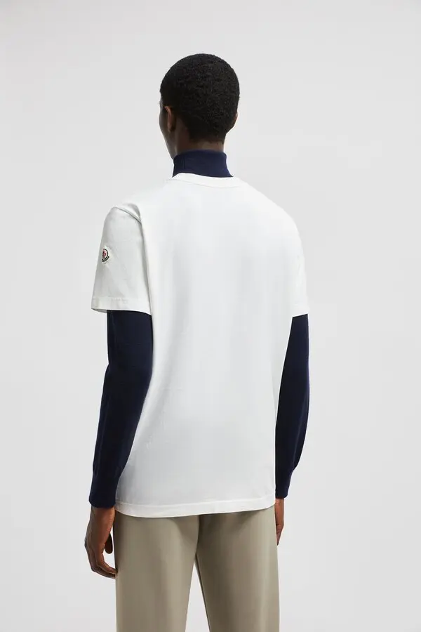 Moncler Monogram Cotton T-shirt - White