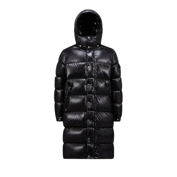 Moncler Hanoverian Hooded Long Down Jacket