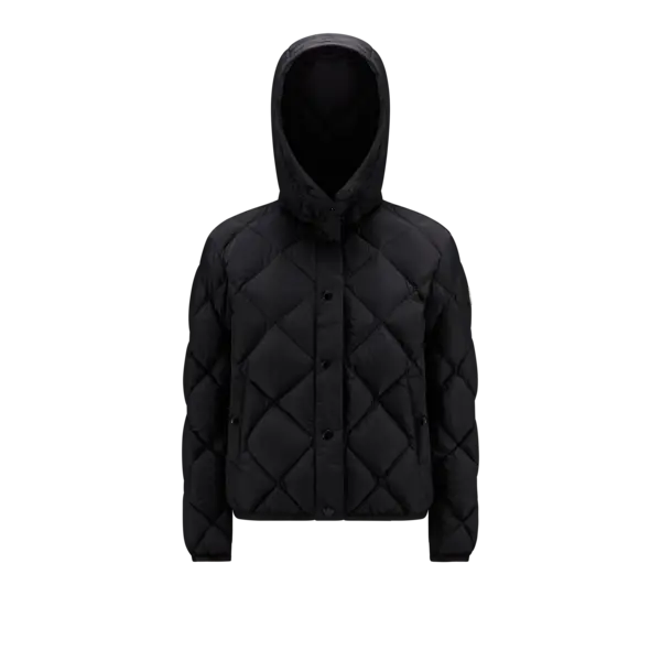 Moncler Arvouin Hooded Down Jacket - Black | Editorialist