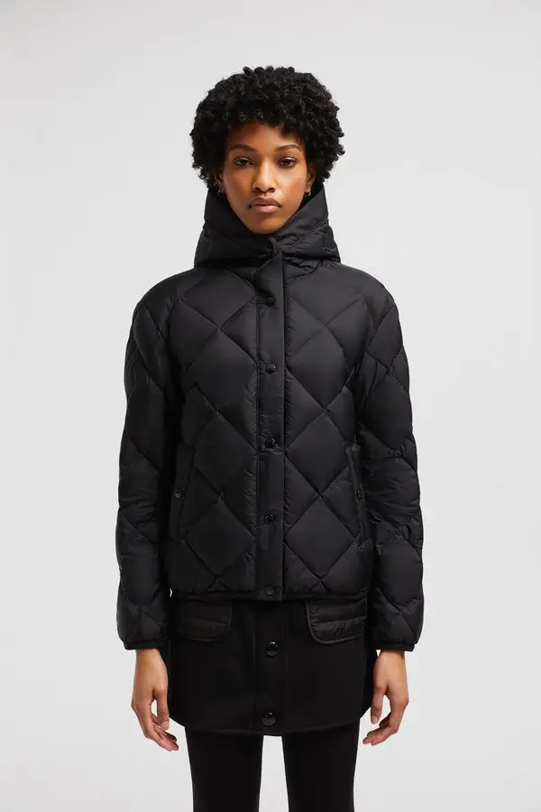 Moncler Arvouin Hooded Down Jacket - Black | Editorialist