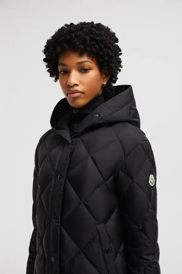 Moncler Arvouin Hooded Down Jacket - Black | Editorialist