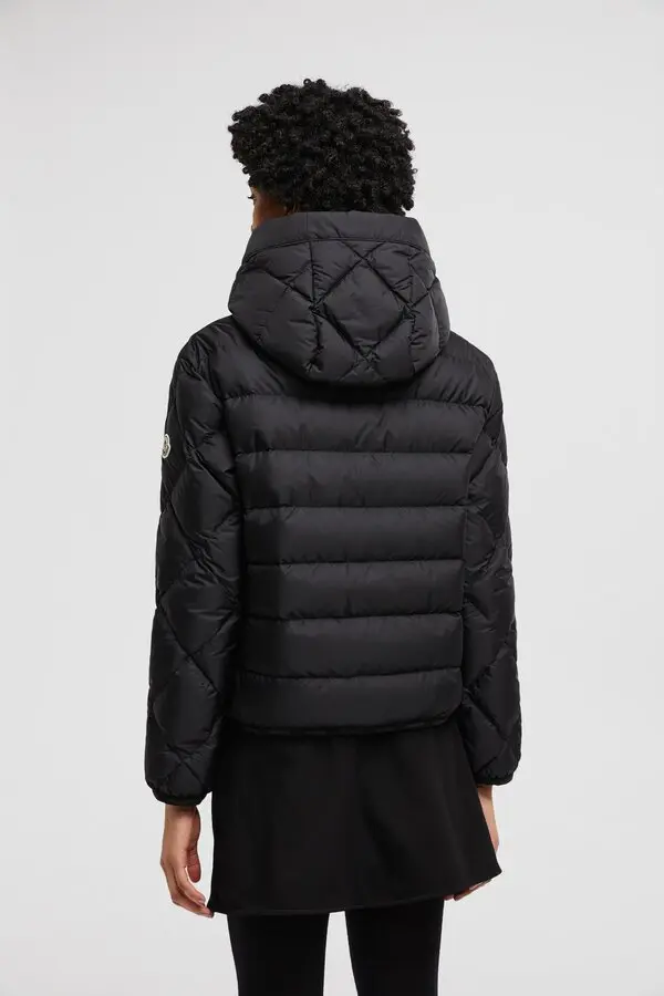Moncler Arvouin Hooded Down Jacket - Black | Editorialist