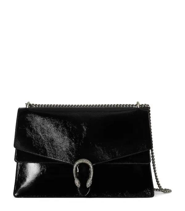 Gucci Large Leather Dionysus Shoulder Bag