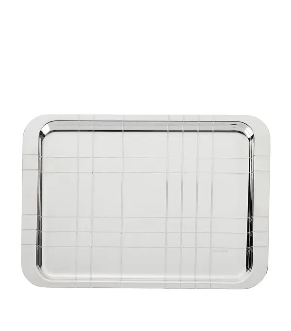 Christofle Plated Graphik Tray - Silver