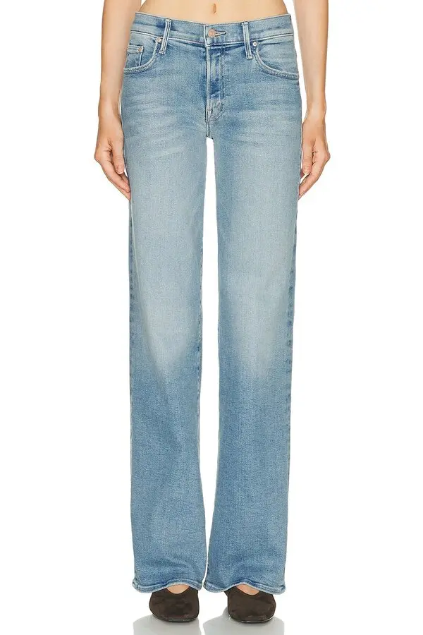 MOTHER The Mid Rise Maven Sneak Jeans - Blowing The Wind