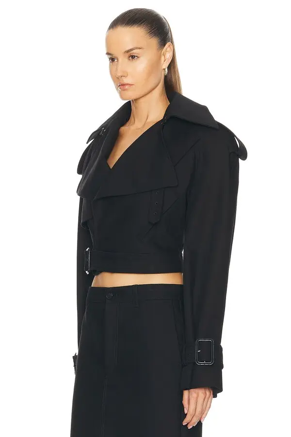 Wardrobe.NYC Trench Jacket - Black
