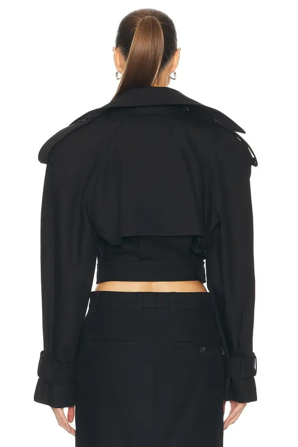 Wardrobe.NYC Trench Jacket - Black