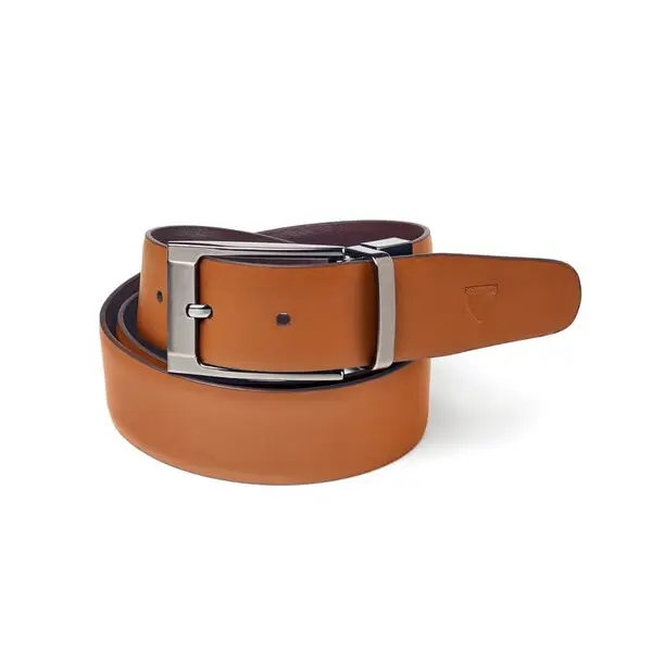 ASPINAL OF LONDON Reversible Leather Belt - Brown