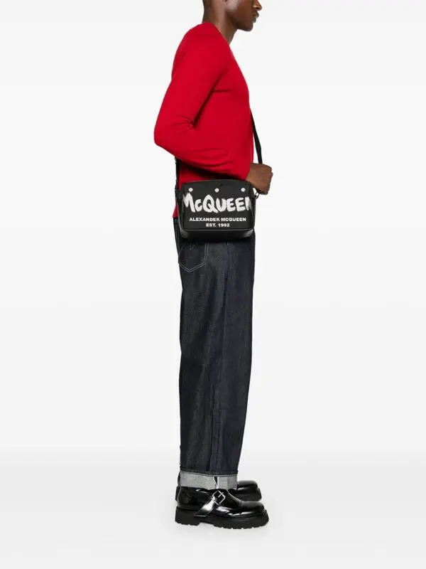 Alexander McQueen Logo-print Messenger Bag
