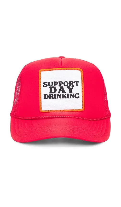 FRIDAY FEELIN Trucker Hat - Red