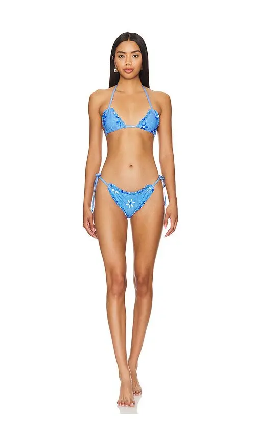 MORE TO COME Lolita Bikini Bottom - Blue