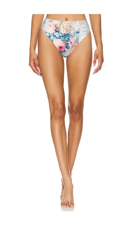 SELKIE High Cut Classic Bikini Bottom - Chateau Paper
