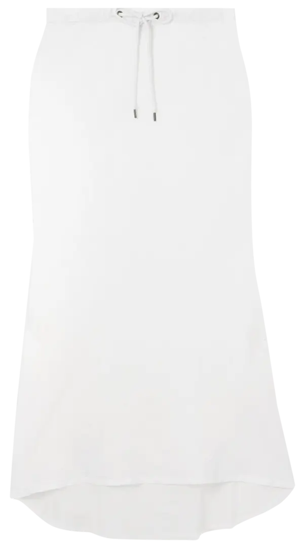 JAMES PERSE Surfside Asymmetric Linen Skirt - White