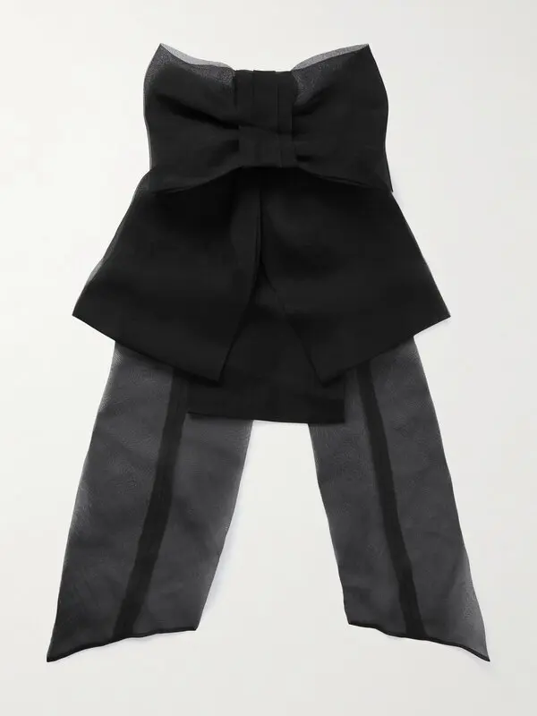 BODE Silk-organza Bow Hair Clip