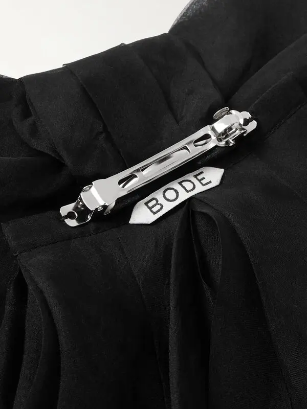 BODE Silk-organza Bow Hair Clip