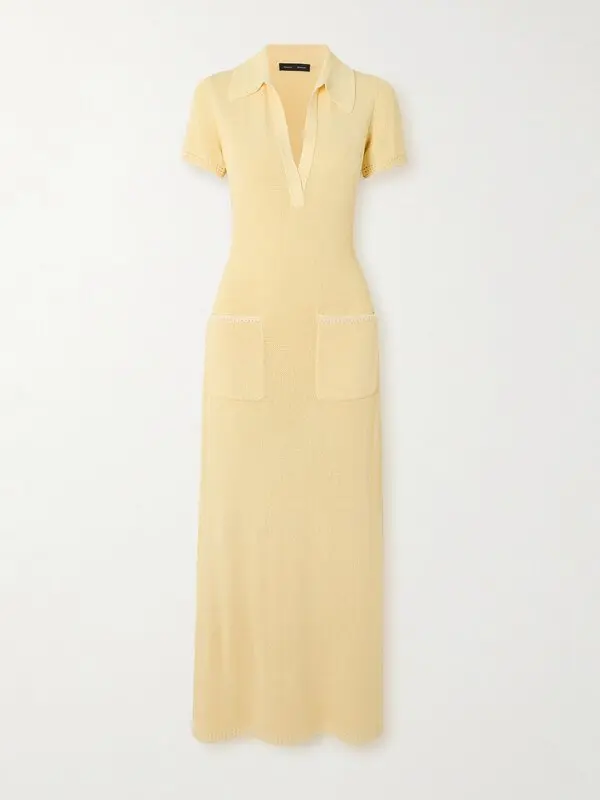 Proenza Schouler Auden Open-knit Maxi Dress