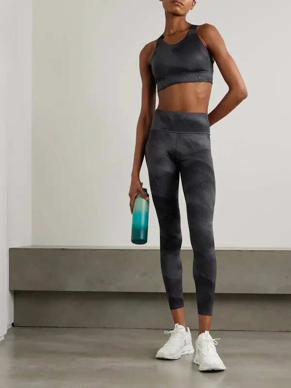On Performance Printed Recycled Stretch-jersey Leggings