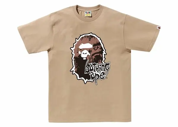 A BATHING APE Mad Ape Head Tee Shirt