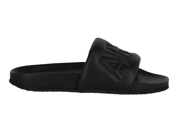 AMBUSH Quilted Logo Slides - Black