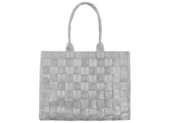 Supreme Woven Tote - Grey