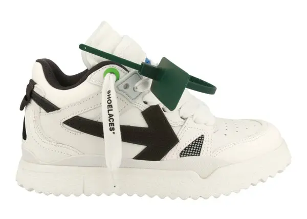 Off-White Mid-top Sneakers - White Black