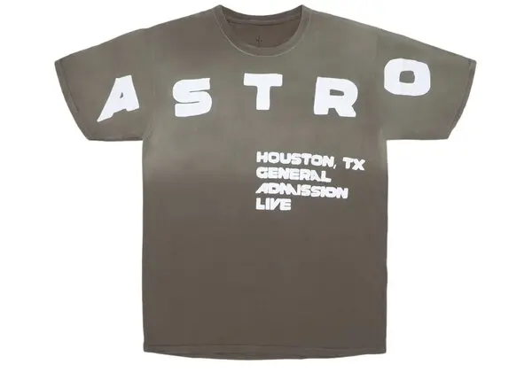 TRAVIS SCOTT Flaming Tv Tee Shirt - Green