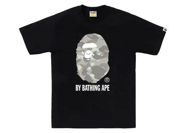 A BATHING APE City Camo Bathing Ape Tee Shirt - Black/grey