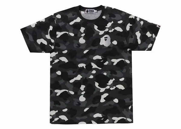 A BATHING APE City Camo Large Ape Head Tee Shirt - Black