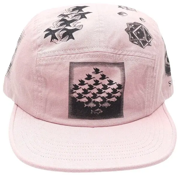 Supreme Mc Escher Camp Cap - Pink
