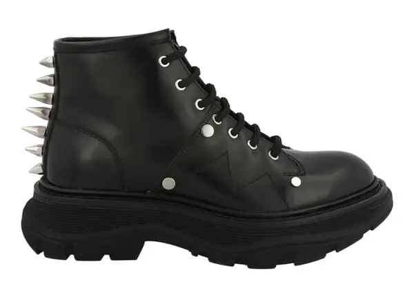 Alexander McQueen Tread Slick Lace Up Boots