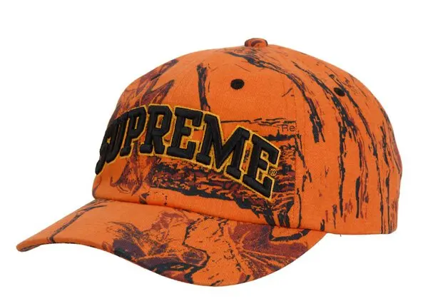 Supreme Difference 6 Panel Cap - Orange Camo