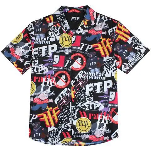 FTP Archive Button Up - Black