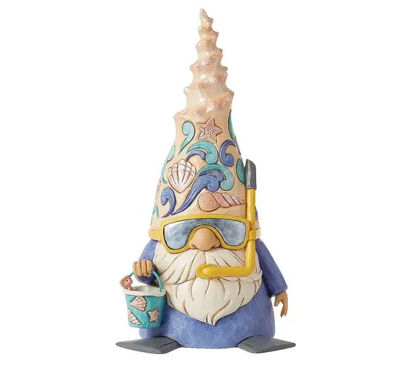 JIM SHORE Snorkel Gnome Figurine - One-color