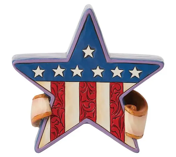 JIM SHORE Mini Patriotic Star Figurine