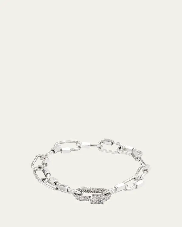 MARLA AARON Sterling Silver Babylock Diamond Bracelet - Multi