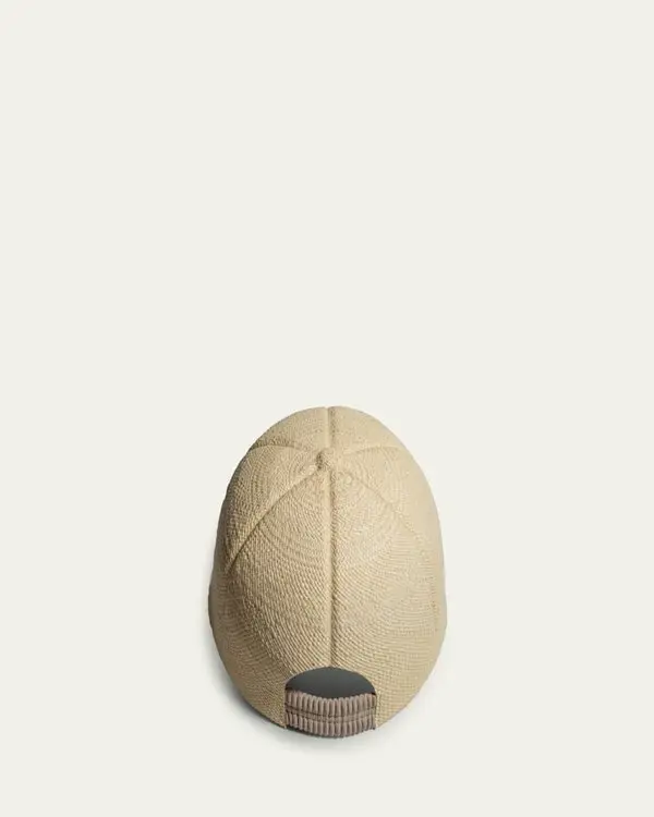BARBISIO Straw Baseball Cap