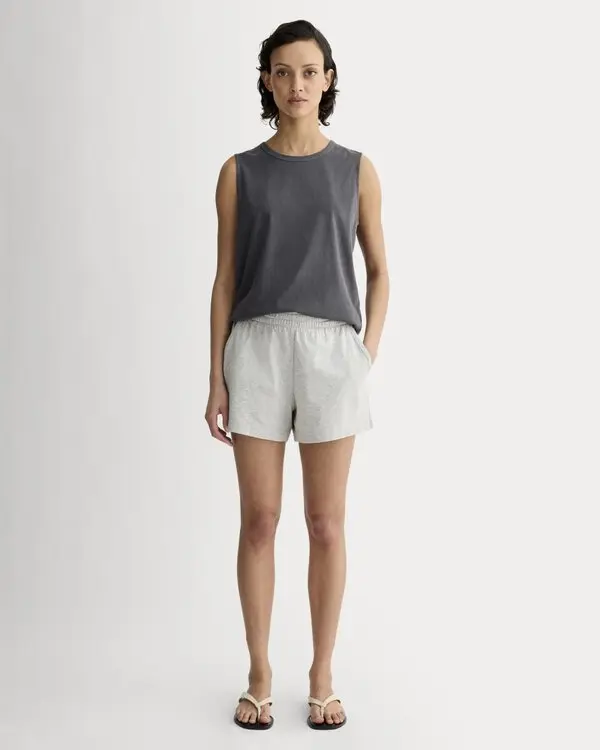Everlane Off-duty Short - Pale Heather Grey